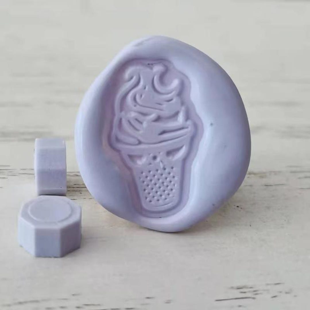 Ice Cream Wax Seal Stamp: Dessert Sealing Kit - Etsy
