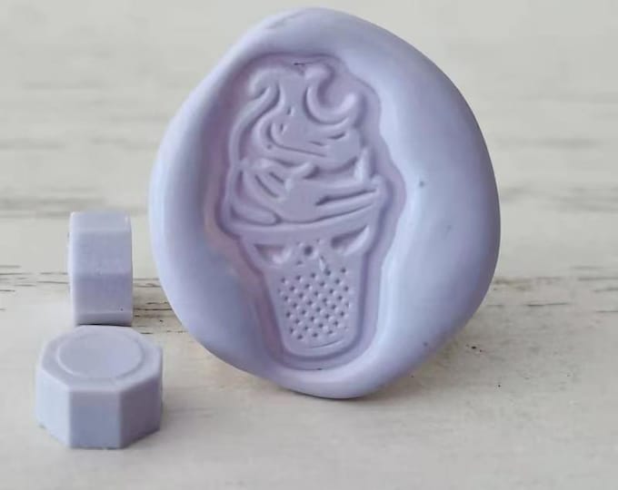 Mini Ice Cream Wax Seal Stamp /sweet Ice Cream Wax Sealing Kit /summer ...