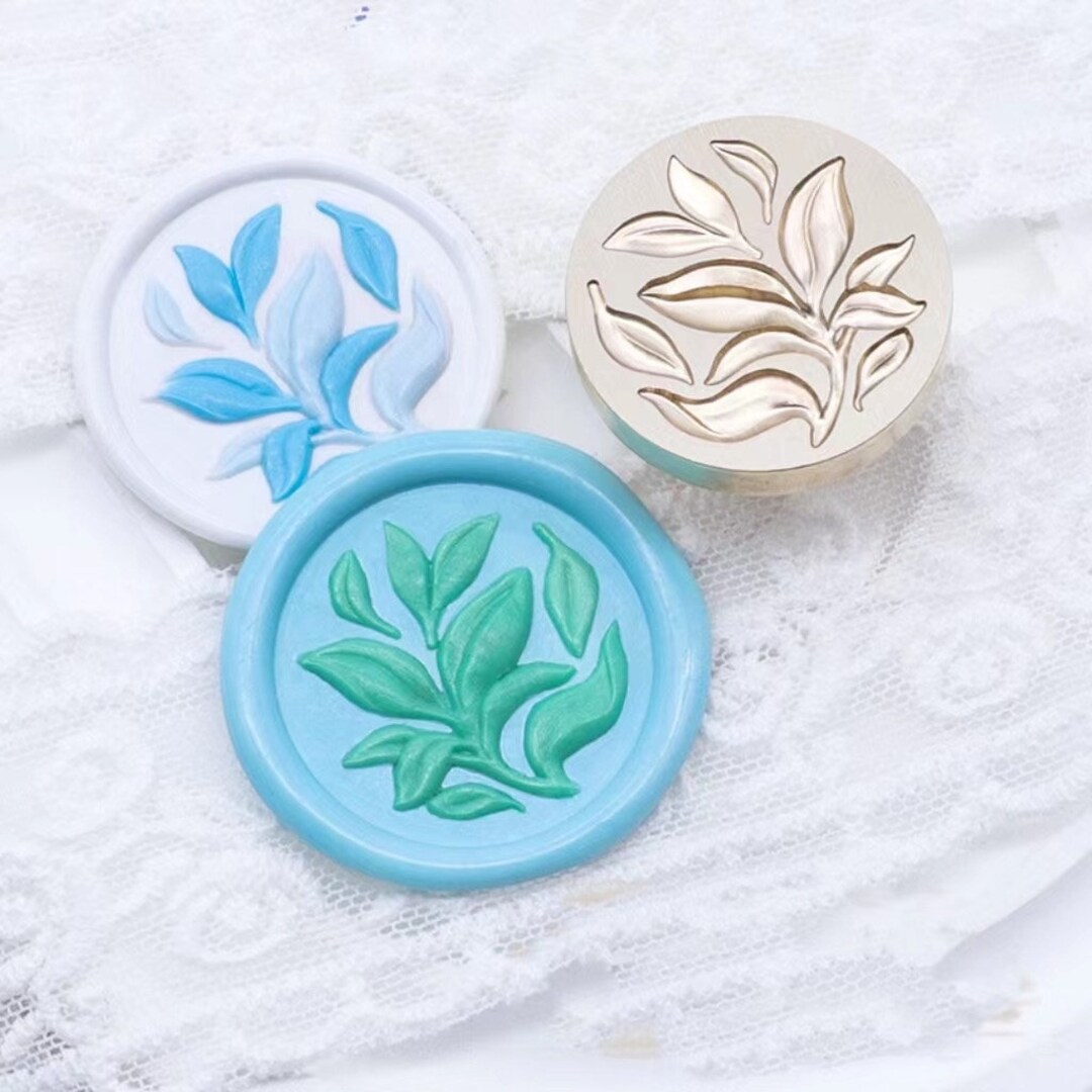 3D Tea Leaf is Ax Seal Stamp/tea Leave Wax Sealing Kit /plant Wax ...