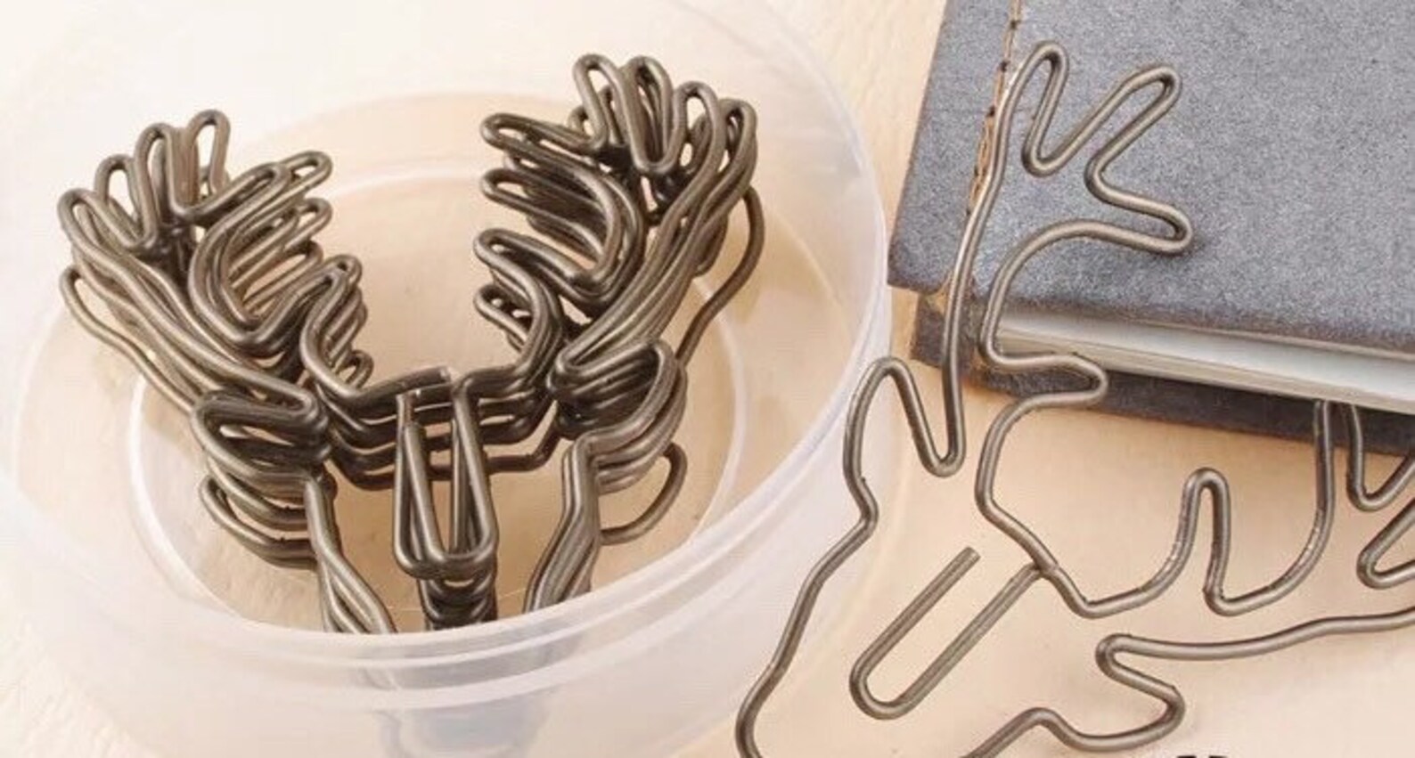 Cute Deer Head Paper Clips christmas Deer Metal Paper Clips - Etsy