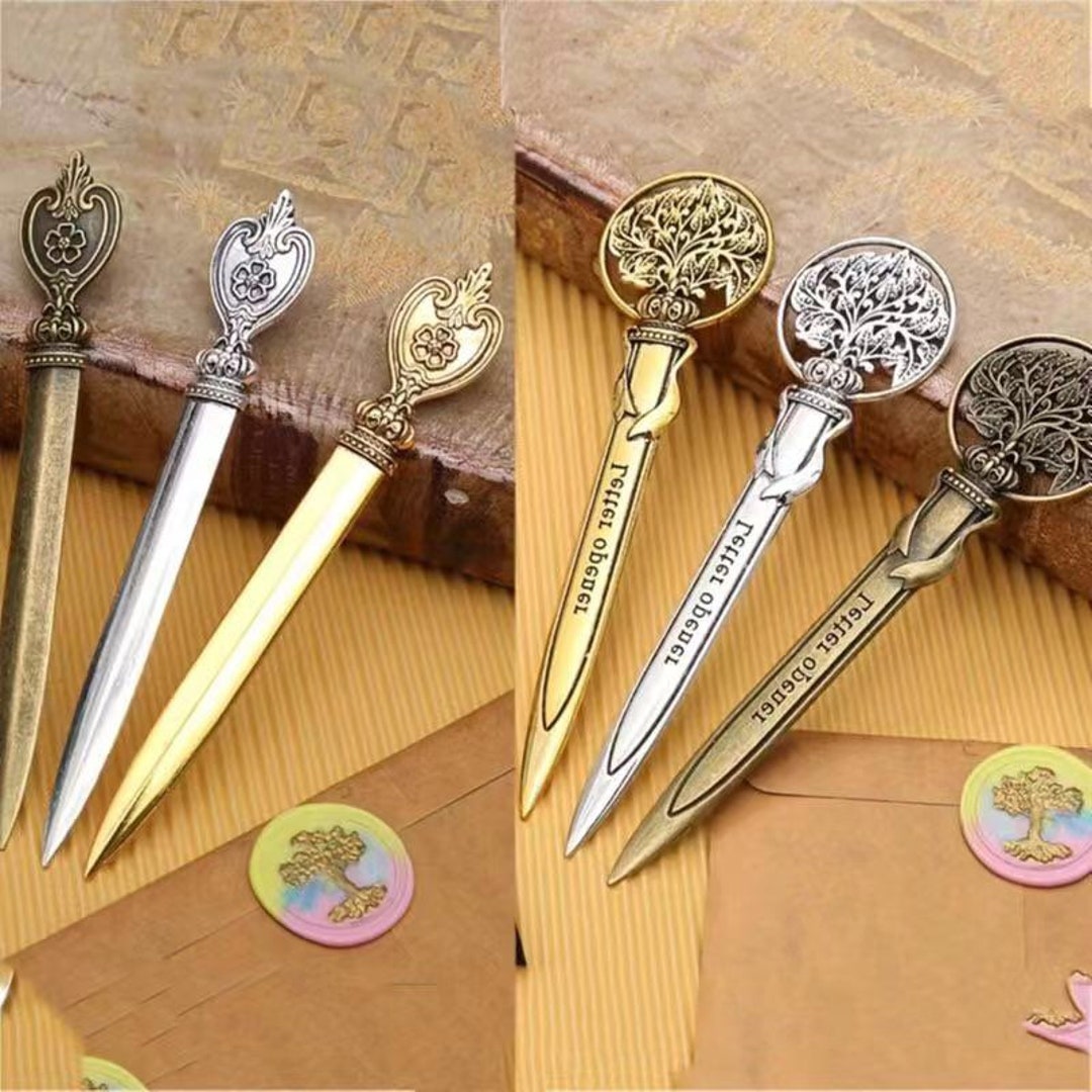 Metal Letter Opener /envelop Opener /gold and Silver Letter Knife ...