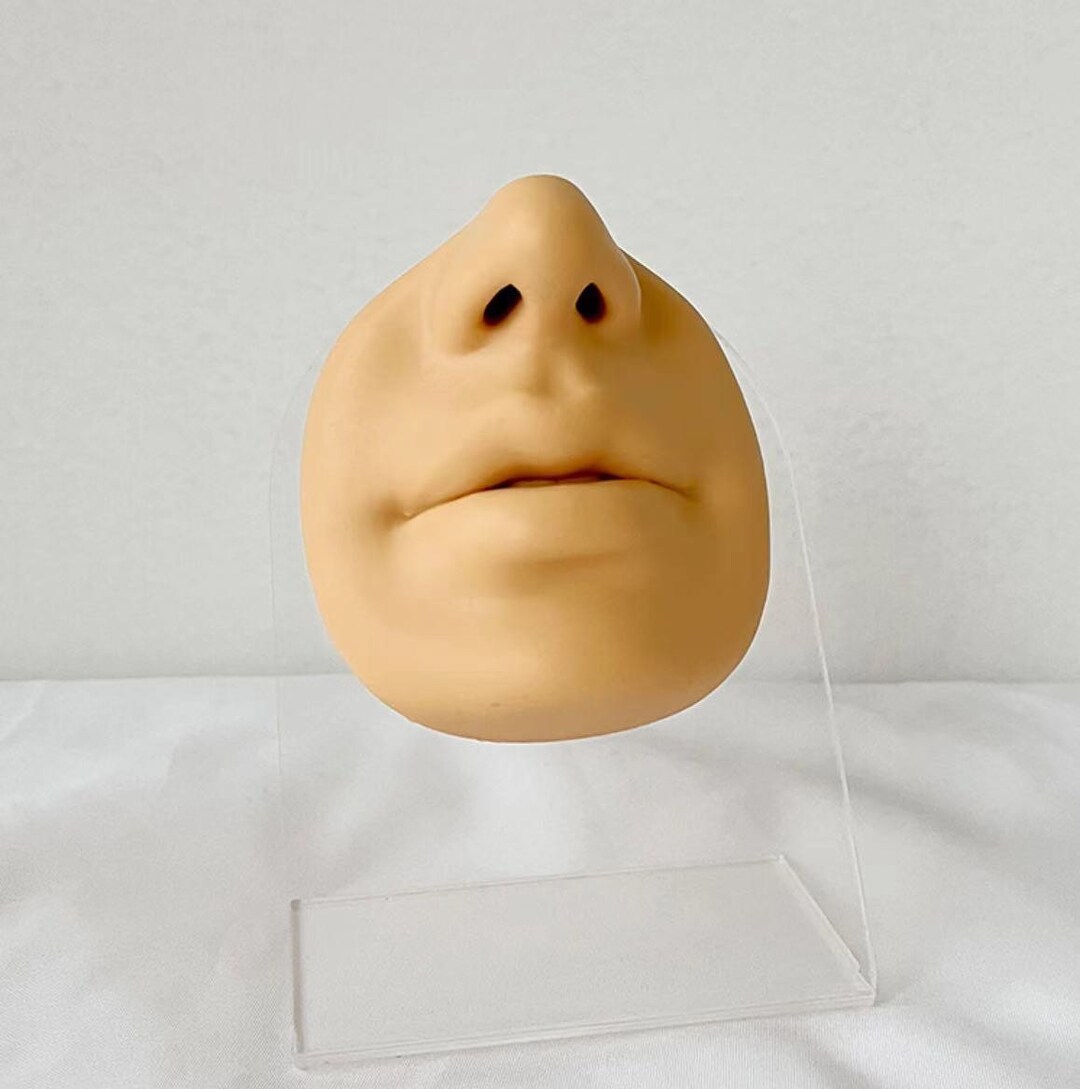 Silicone Face Mold: Nose and Mouth Display for Acupuncture (70x75mm) - Etsy