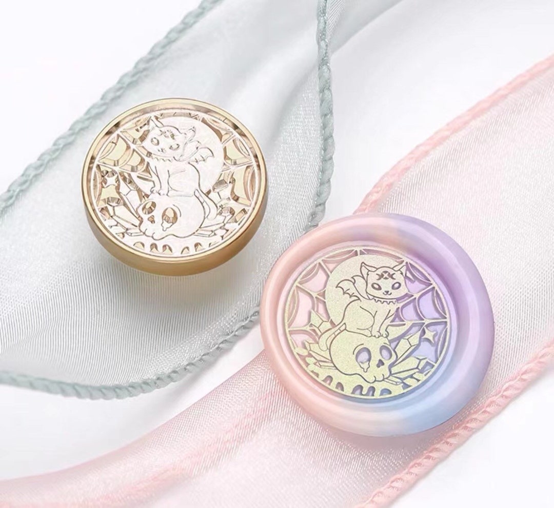 Cute Fox Wax Seal Stamp/fox and Skull Wax Seal Stamp/fox Wax Sealing ...