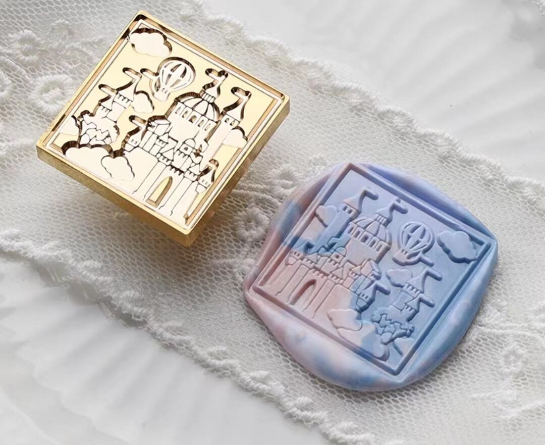 Multilevel Sky Castle Wax Seal Stamp/sky Tower Wax Sealing Kit - Etsy