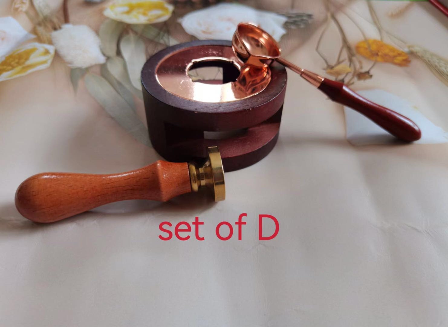 Maple Leaf Wax Seal Stamp: Plant Wax Sealing Kit - Etsy