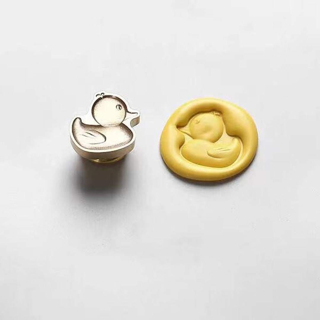 3D Duck Wax Seal Stamp/litter Yellow Duck Wax Sealing Kit /animal Wax ...