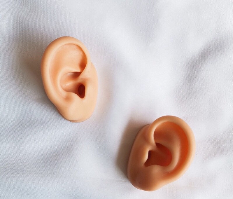 DIY Colorful Ears Silicone Mouldbody Jewelry Ears Prosthetic | Etsy