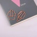 Rose Gold Ice Cream Paper Clips, Metal Stationery - Etsy