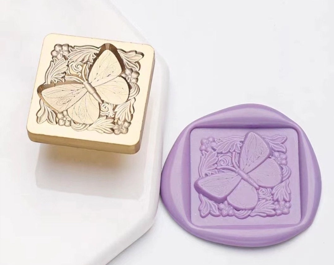 3D Butterfly Wax Seal Stamp/beautiful Butterfly Wax Sealing Kit ...