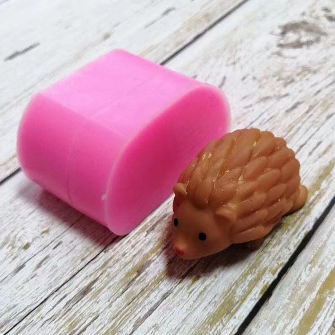 3D Litter Hedgehog Silicone Mould/hedgehog Cake Mould/cute Hedgehog ...
