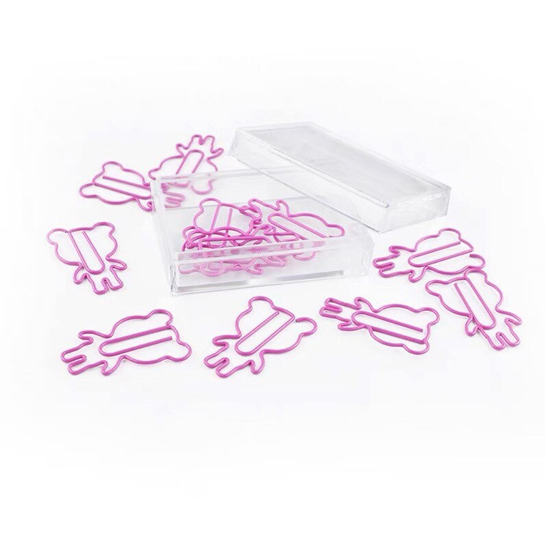 Rose Red Panda Paper Clips /cute Pandas Metal Paper - Etsy
