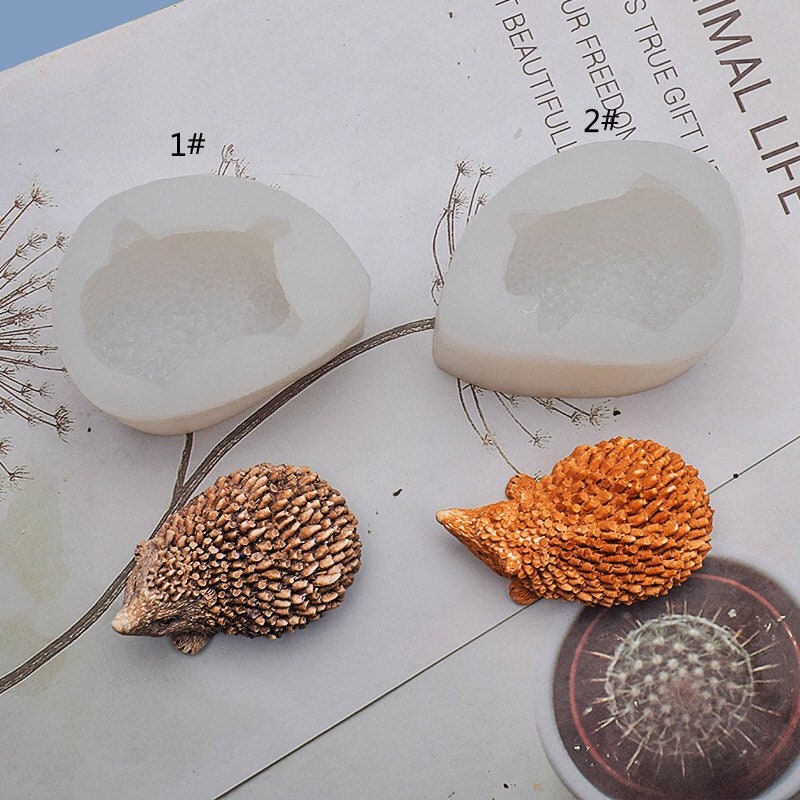 3D Cute Hedgehog Silicone Mold, Cake Soap Candle Making - Etsy