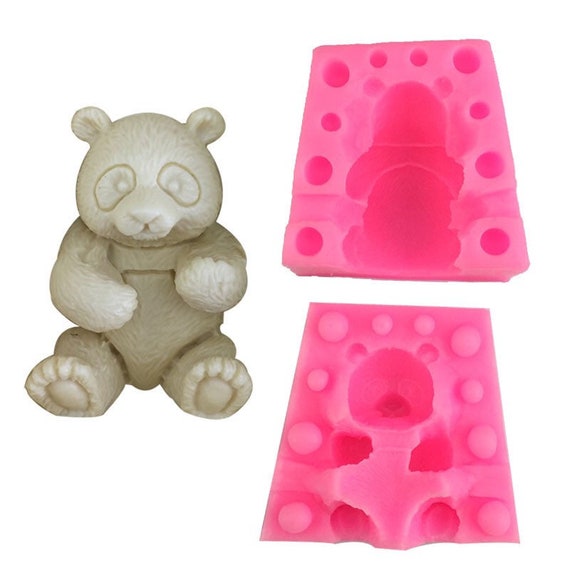 3 Size Panda Silicone Mould /cute Pandas Cake Mould/panda - Etsy