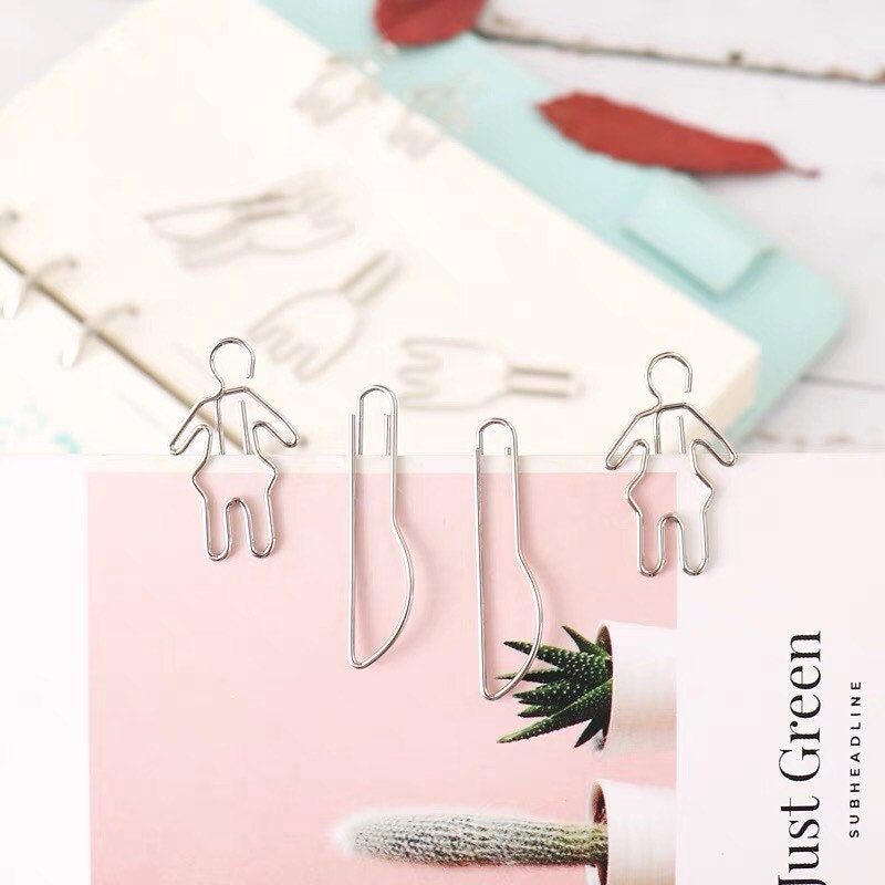 Shaped Paper Clips - Etsy