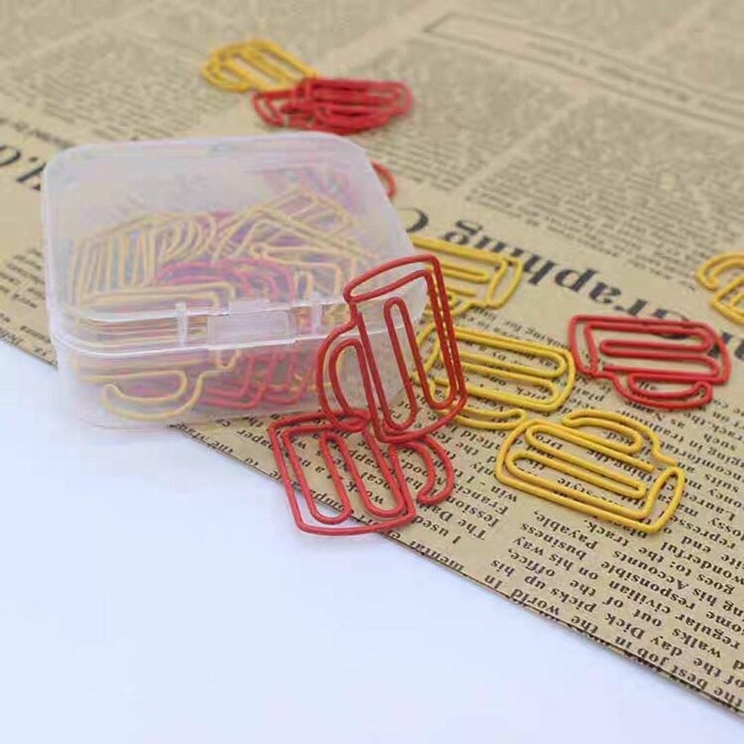 Teapot Paper Clips /teapot Metal Paper Clips /red Teacup Paper Clips ...