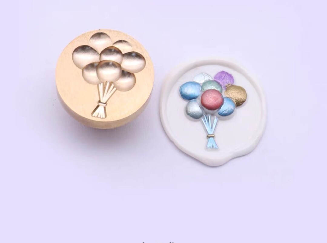 Hot Air Balloon Wax Seal Stamp: Birthday Invitation Sealing - Etsy