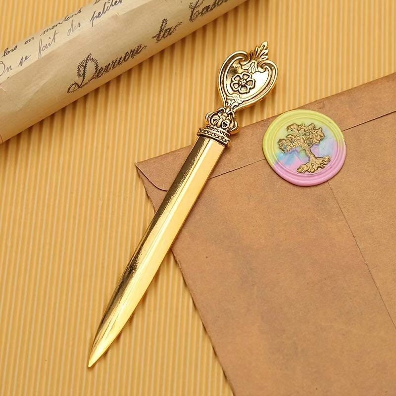 Metal Letter Opener /envelop Opener /gold and Silver Letter - Etsy Canada