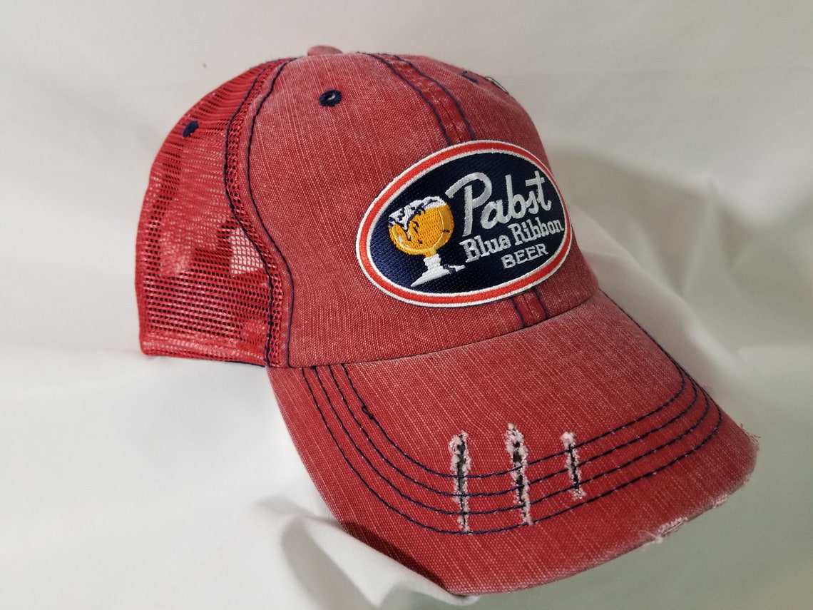 New Retro Pabst PBR Cap Hat - Etsy