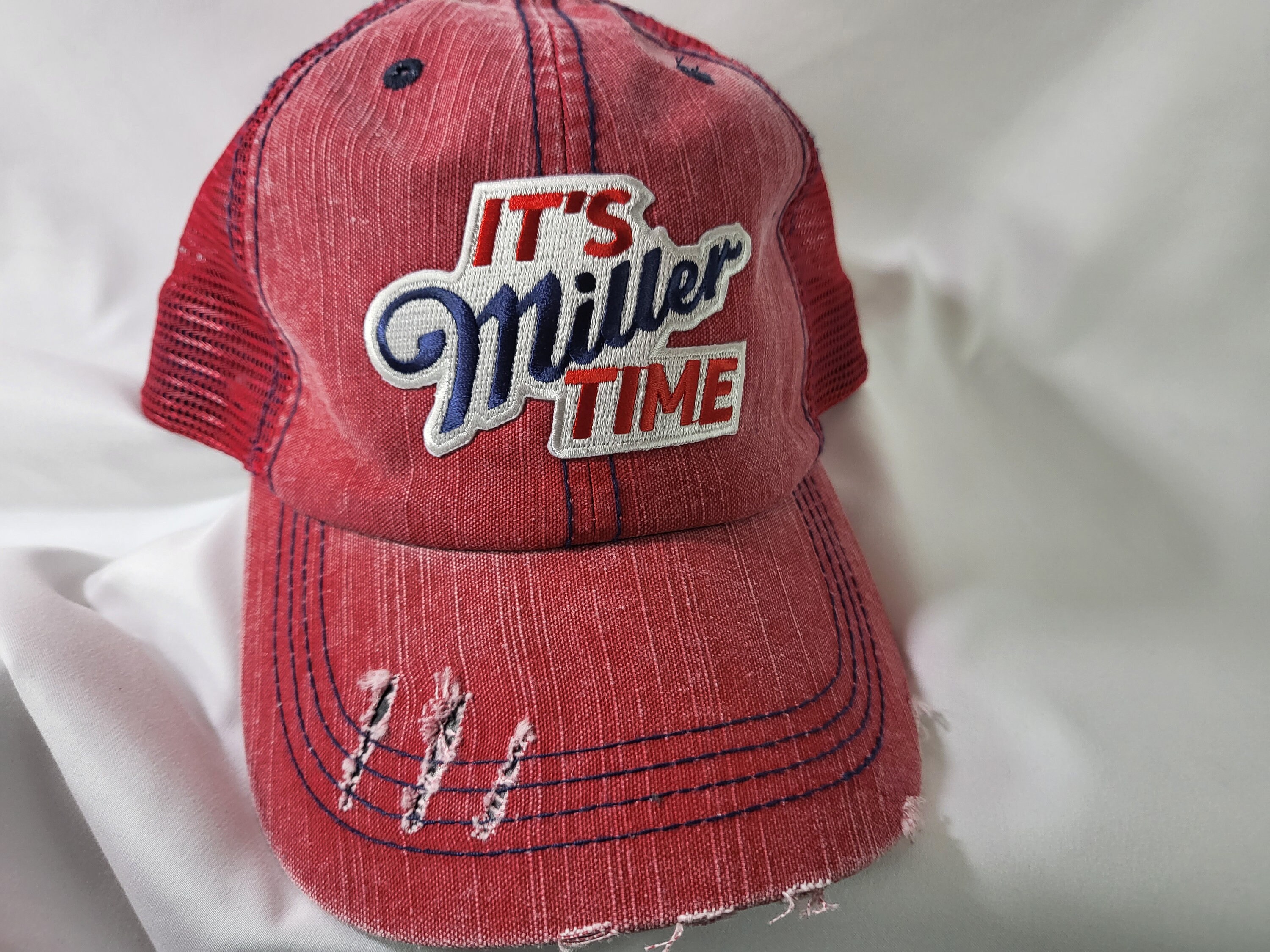 Miller Time Beer Cap Hat - Etsy