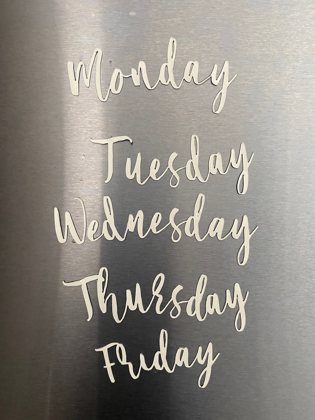 Magnetic Days of the Week White Board Calendar Magnetic Calender ...