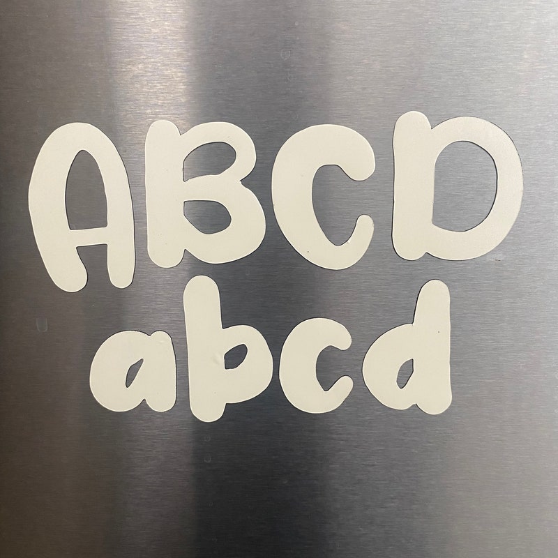 Magnetic Letters - Etsy