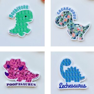 Dinosaur Stickers | Die Cut Vinyl Sticker, Brachiosaurus, Triceratops ...