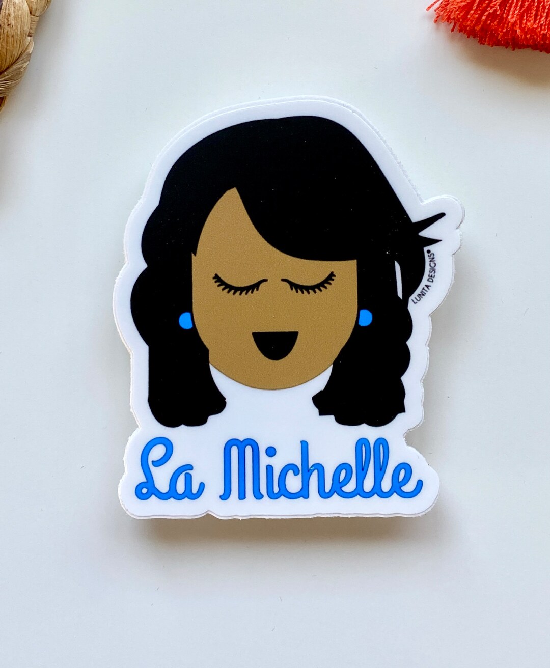 Michelle Obama Vinyl Sticker: Feminist Icon, Waterproof Laptop Decal - Etsy