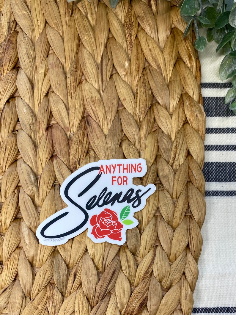 Selena Forever Vinyl Weatherproof Sticker Como La Flor - Etsy