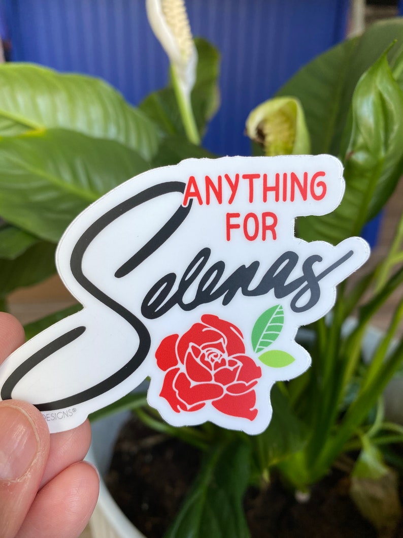 Selena Forever Vinyl Weatherproof Sticker Como La Flor - Etsy
