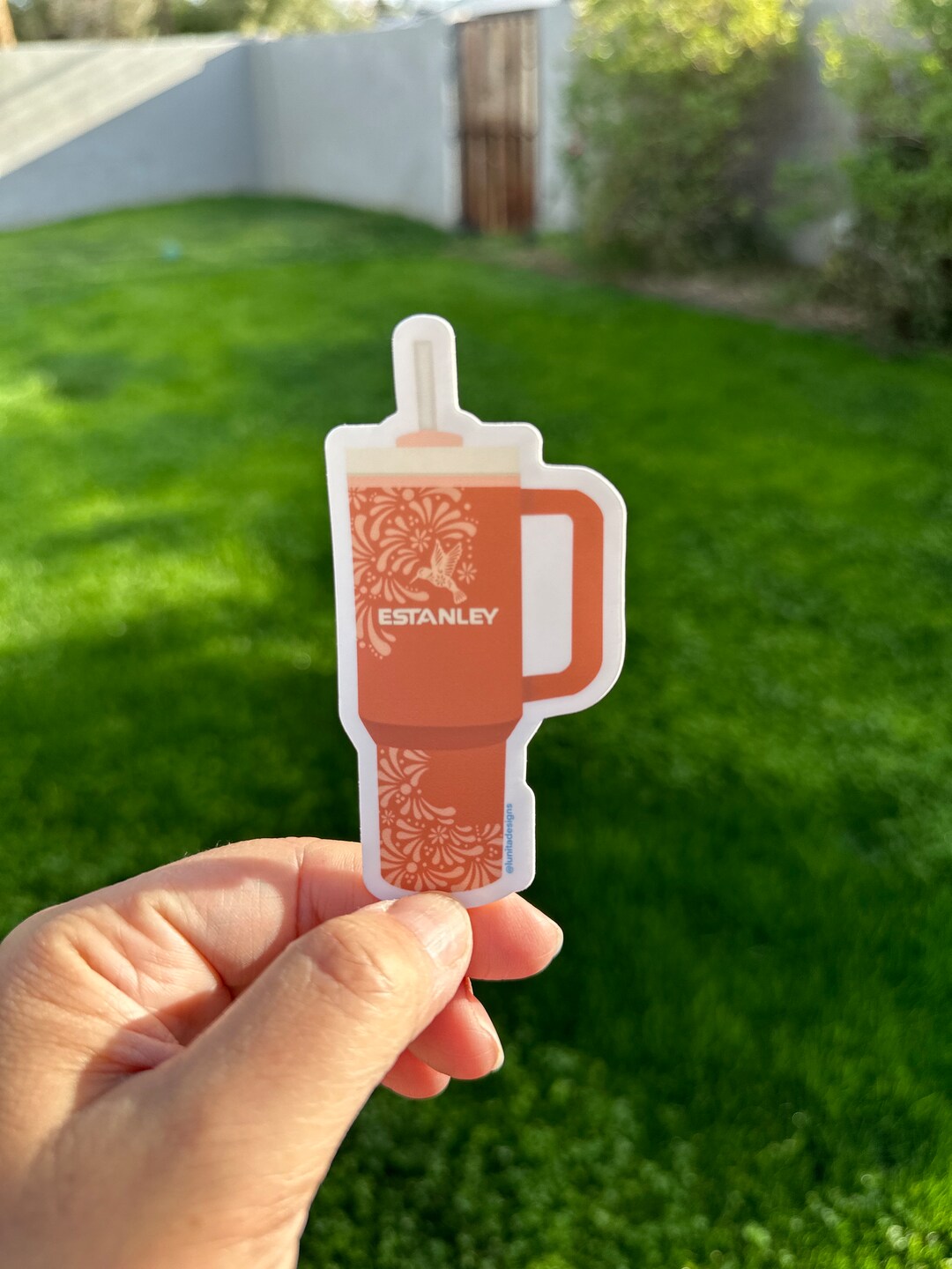 Estanley Sticker | Stanley Vinyl Sticker, Funny Sticker, Stanley Cup ...