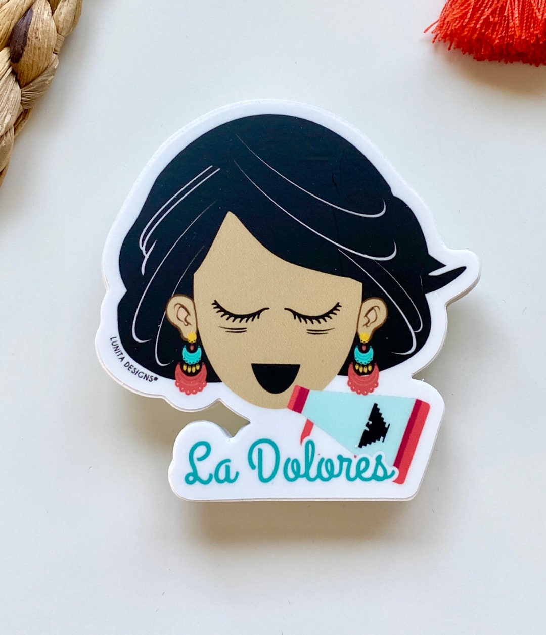 La Amiga Dolores Huerta Sticker | Huerta Vinyl Sticker, Tiny Feminist ...