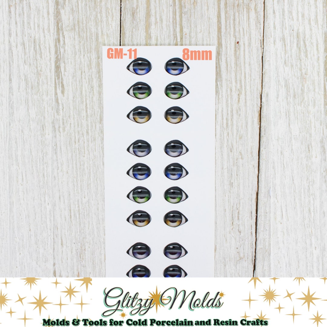 3D Eye Stickers 3D Resin Eyes 3D Eyes for Dolls 8mm Resin - Etsy