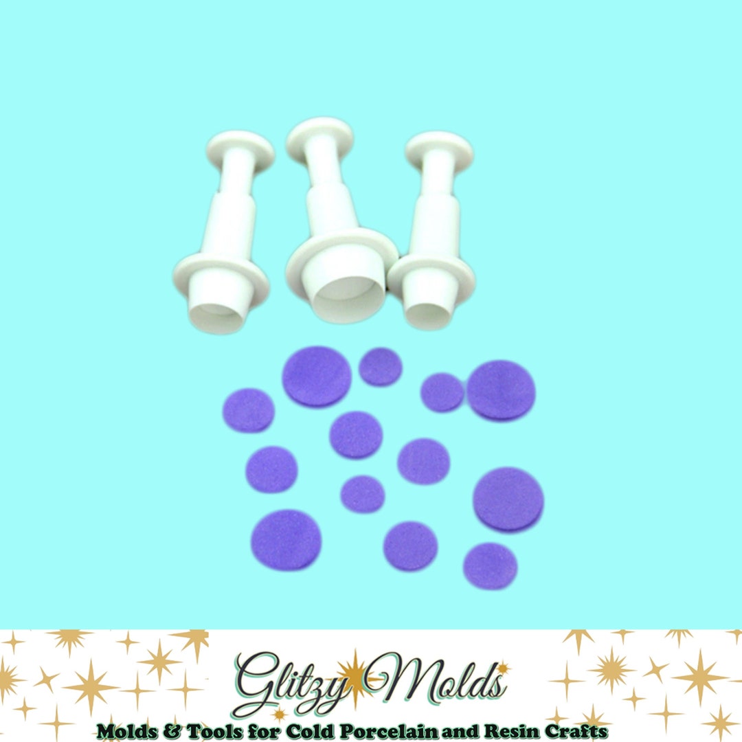 Circle Plunger Cutter, Mini Circle Cutter, Clay Circle Cutter, Circle ...