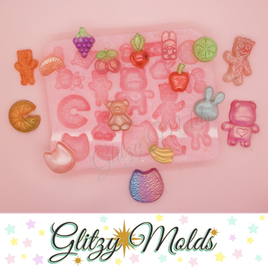 Gummy Candy Themed Silicone Mold, Candy Resin Mold, Moldes De Dulces ...