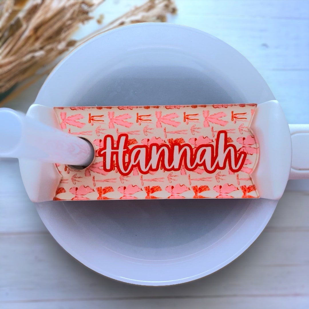 Sublimated Acrylic Name Plate for Stanley Tumblers Stanley Name Tag ...