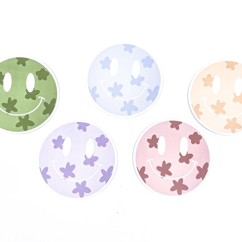 Smiley Face Sticker Pack - Etsy