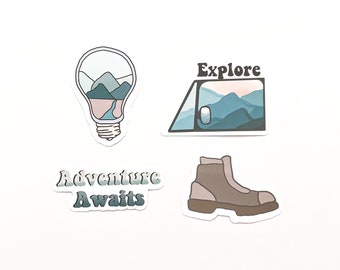 Adventure Sticker Pack - Etsy
