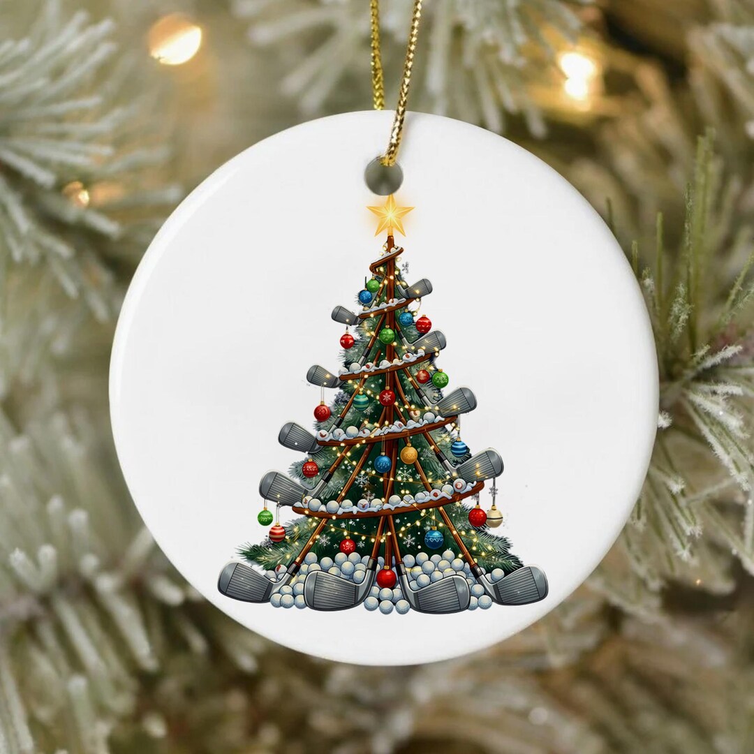 Golf Christmas Ornament, Golf Player Christmas, Golf Team Gifts, Sports ...