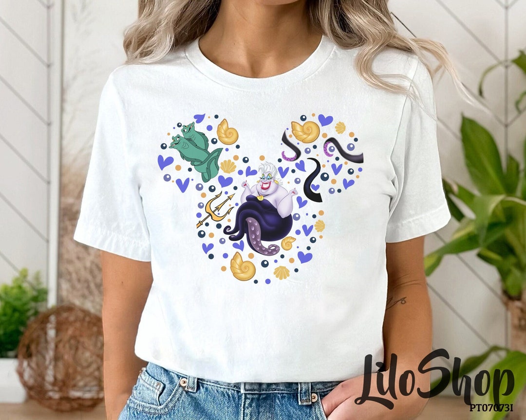Ursula Mickey Shirt, Mickey Ears Shirt, Sea Witch Apothecary, the ...