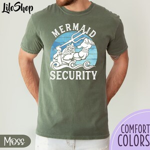 Mermaid Security Shirt, Merdad Shirt, Gift Idea for Dad, Father's Day ...