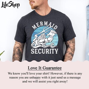 Mermaid Security Shirt, Merdad Shirt, Gift Idea for Dad, Father's Day ...
