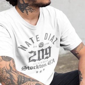 Nate Diaz 209 Stockton Slap Graphic Unisex Hoodie - Etsy