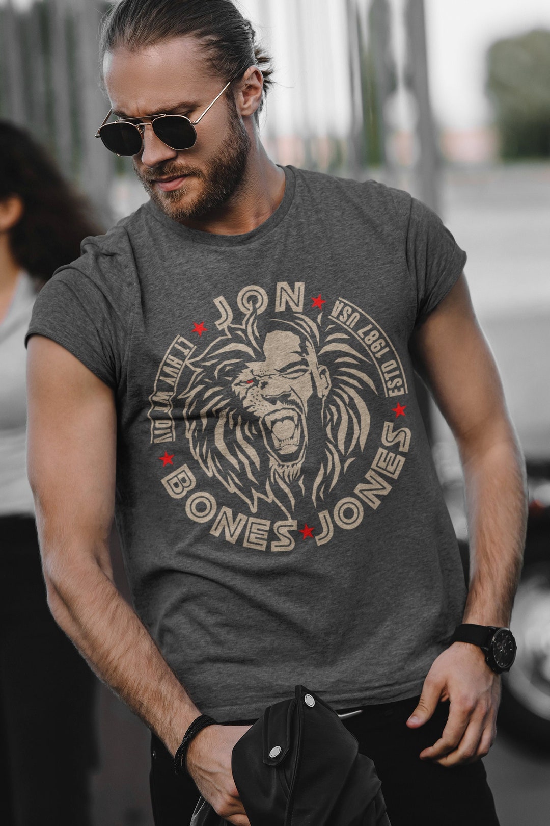 Jon Jones Lion Graphic Fighter Wear Unisex T-shirt - Etsy