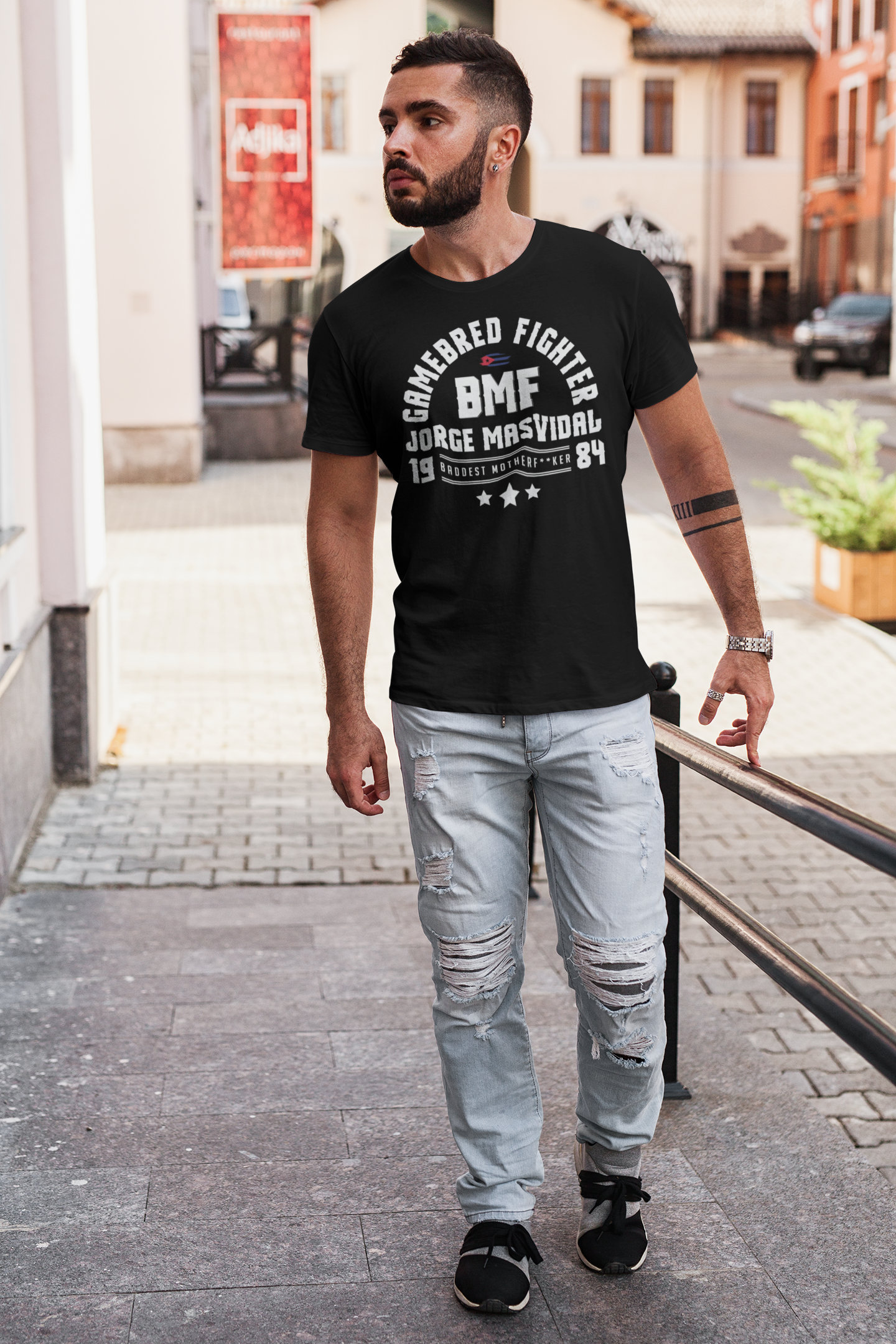 BMF Jorge Gamebred Fighter Masvidal Graphic Unisex T-shirt - Etsy