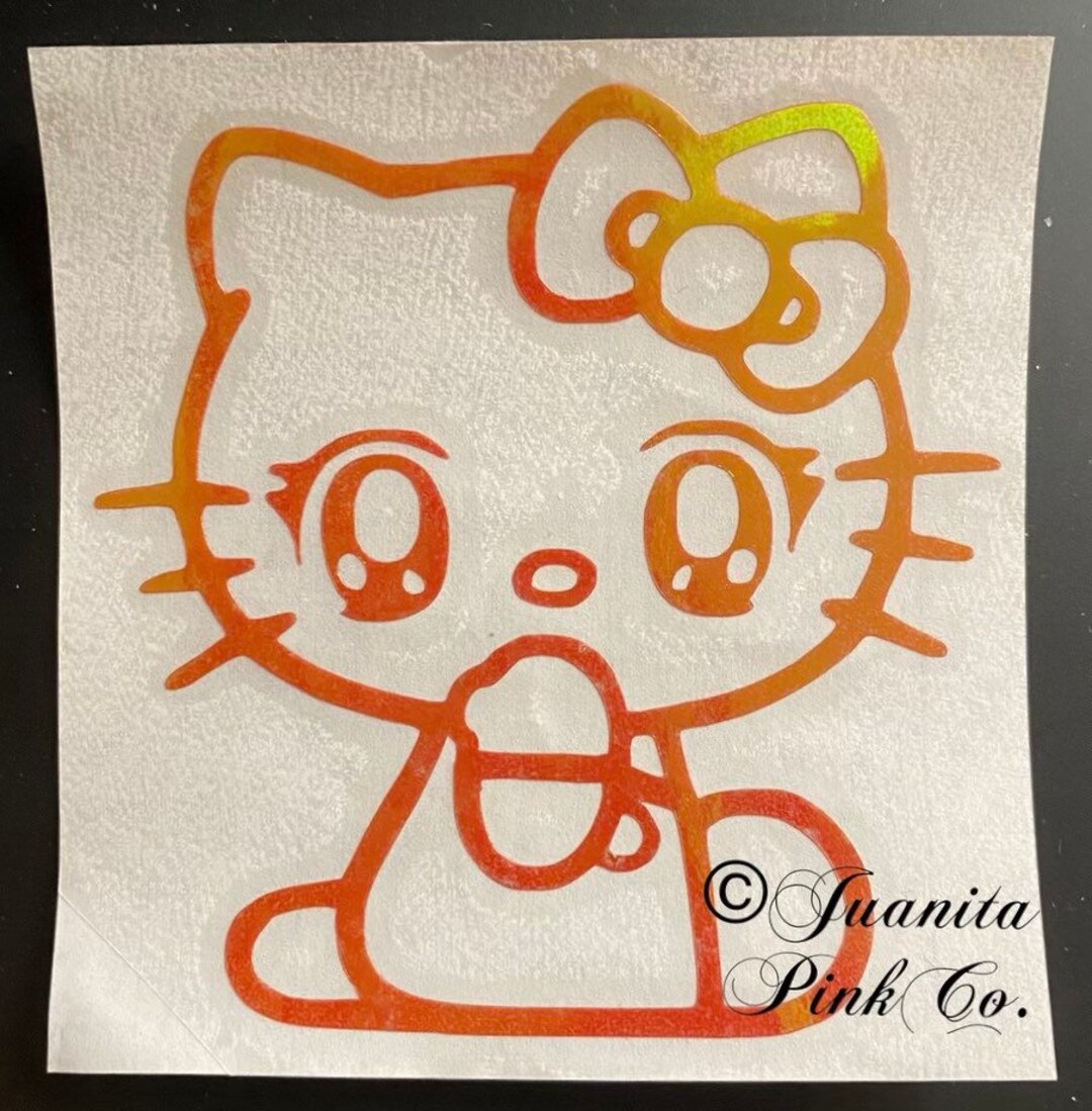Hello Kitty Decal, Hello Kitty Sticker, HK Decal, Hello Decal, Kitty ...