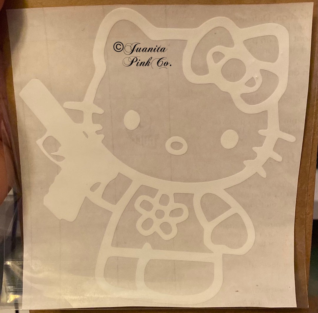 Hello Kitty Decal, HK Decal, Hello Decal, Kitty Decal, Personalized ...