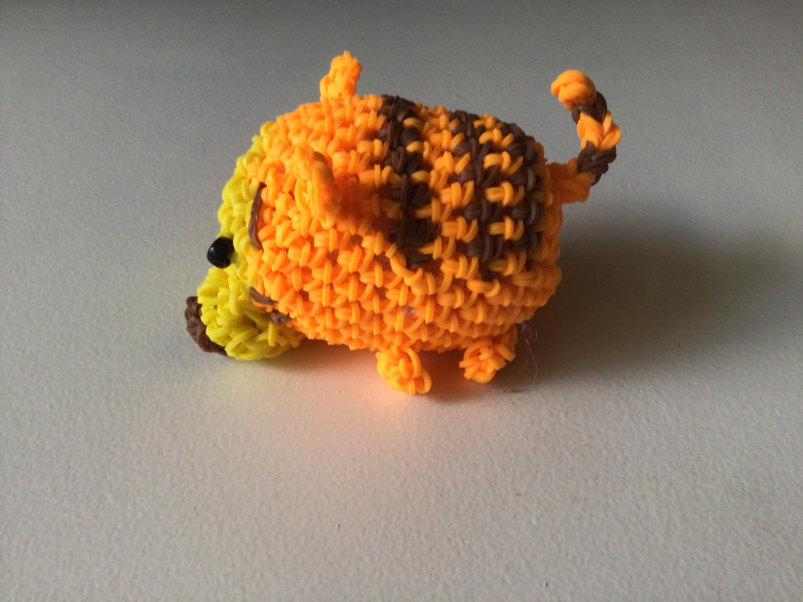 Rainbow Loom 3D Tiger Tsum Tsum - Etsy