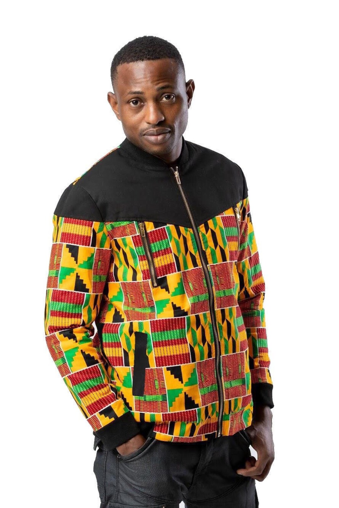 Men African Print Bomber Varsity Jacket, African Bomber Jacket, African ...