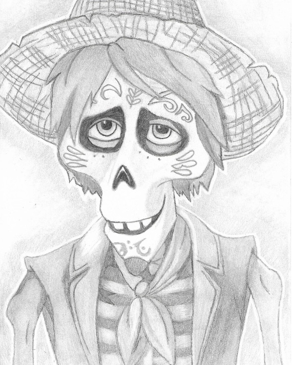 Hector Pixar Coco Disney sketch | Etsy