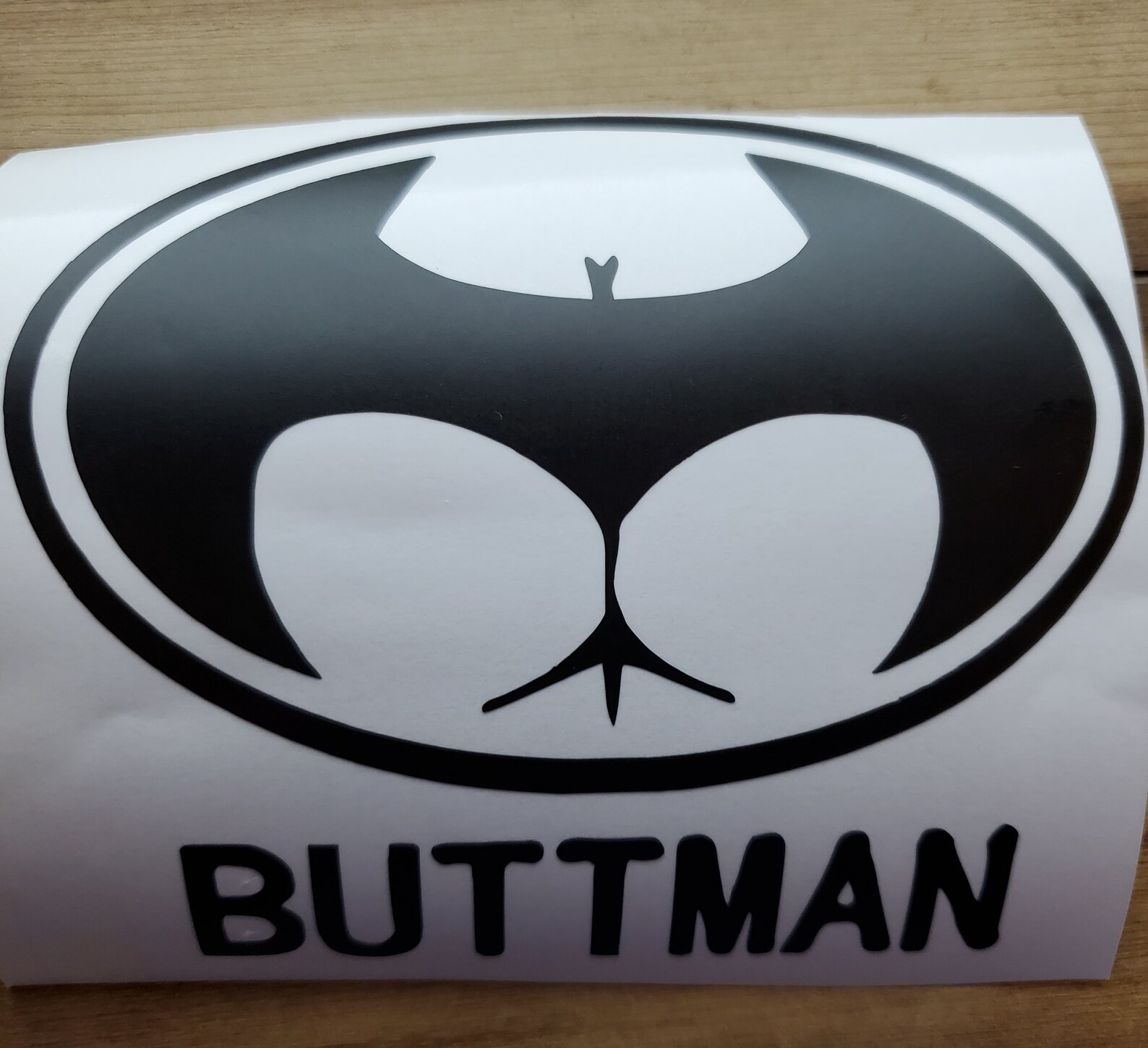 Buttman decal | Etsy
